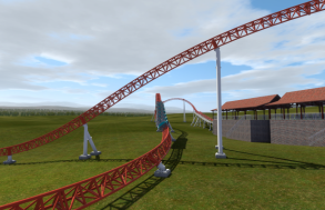 Amber Avalanche - Intamin Mega by CoasterPost - NoLimits Central