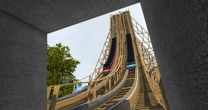 Dueling Woodies by Mad Coasters - NoLimits Central
