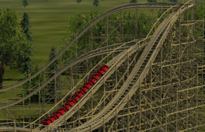 PTC Wooden Coaster // Supara by Carowinds_Enthusaist - NoLimits Central
