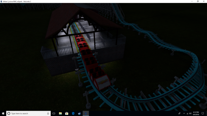 White Cyclone RMC by Dragon Challenge - NoLimits Central