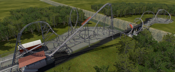 Stunt Flight - Week 9 Across the River by Changa - NoLimits Central