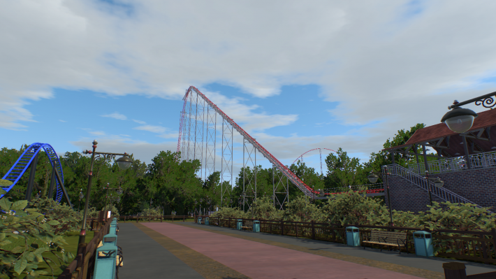 old gen Intamin hyper coaster by EK gaming - NoLimits Central
