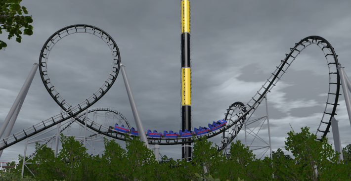 Steel Phantom (Kennywood) by coastermind - NoLimits Central